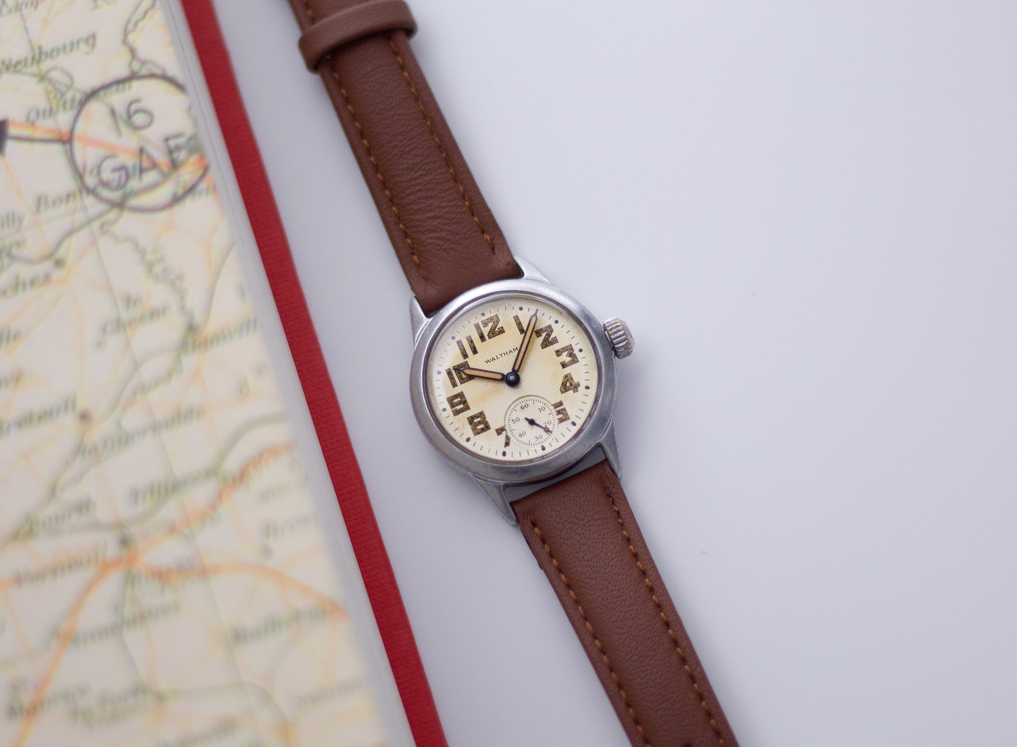 [Serviced] USA 1944 Waltham WW2 Issued Field Wrist-Watch – Mecalco & Co.