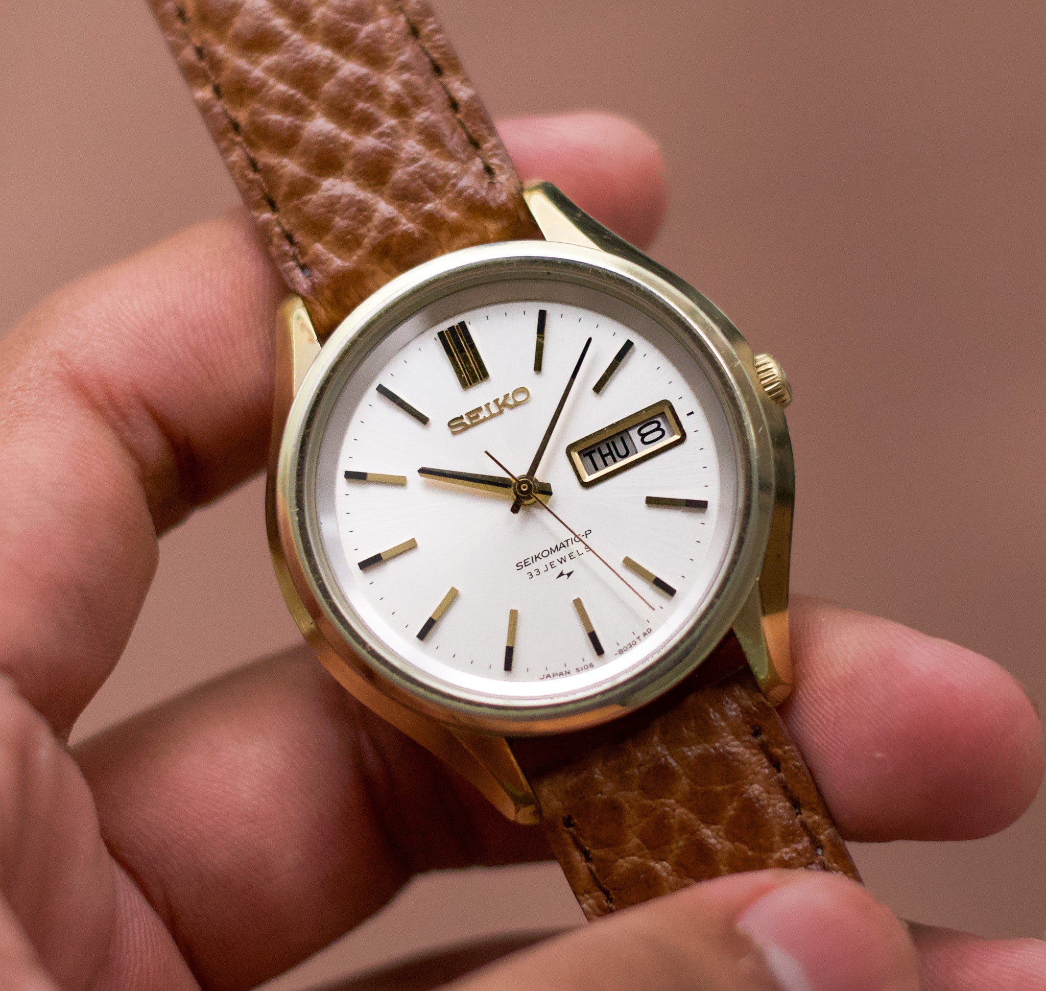 [Serviced] 1967 Seiko Seikomatic-P 33 Jewel Automatic Movement ...