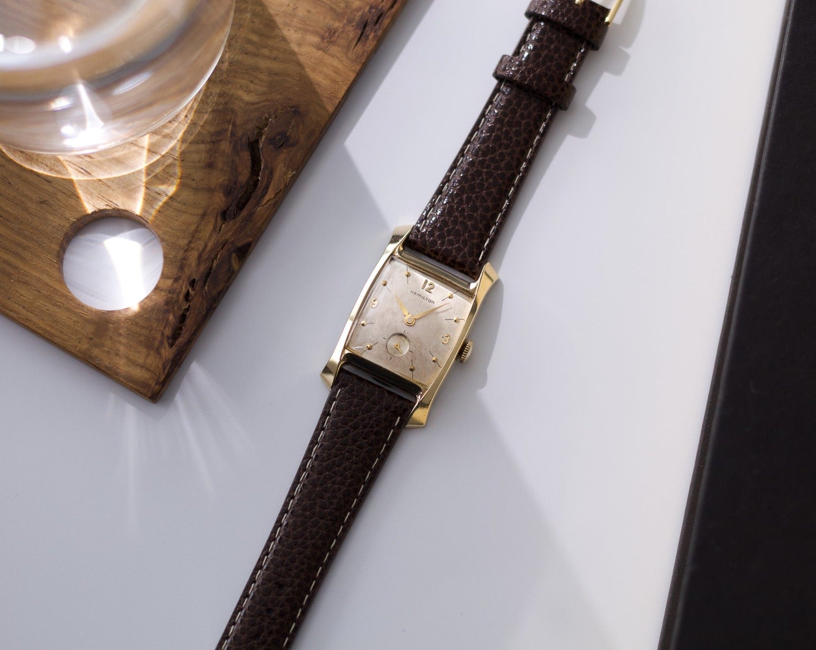 [Serviced] USA Made Hamilton Baxter Fancy Lugs Men's Wrist-Watch ...